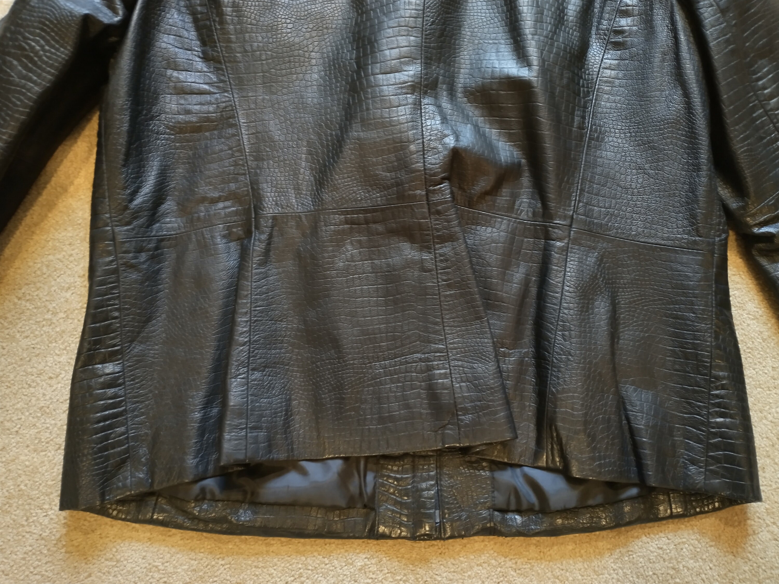 Vintage Apostrophe Women's Black Leather Jacket Size 18 - Etsy