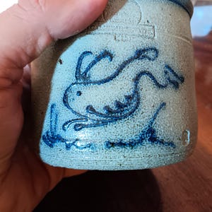 Vintage Rowe Pottery Works Crock Leaping Rabbit Motif 1988 - Etsy