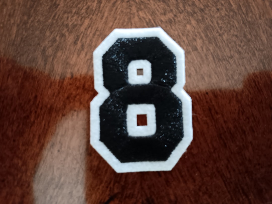 Vintage Number 8 Patch Iron On - Etsy