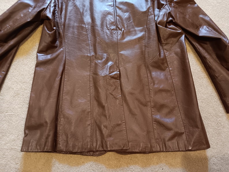 Vintage Sundance Men's Brown Leather Jacket Size 46 - Etsy