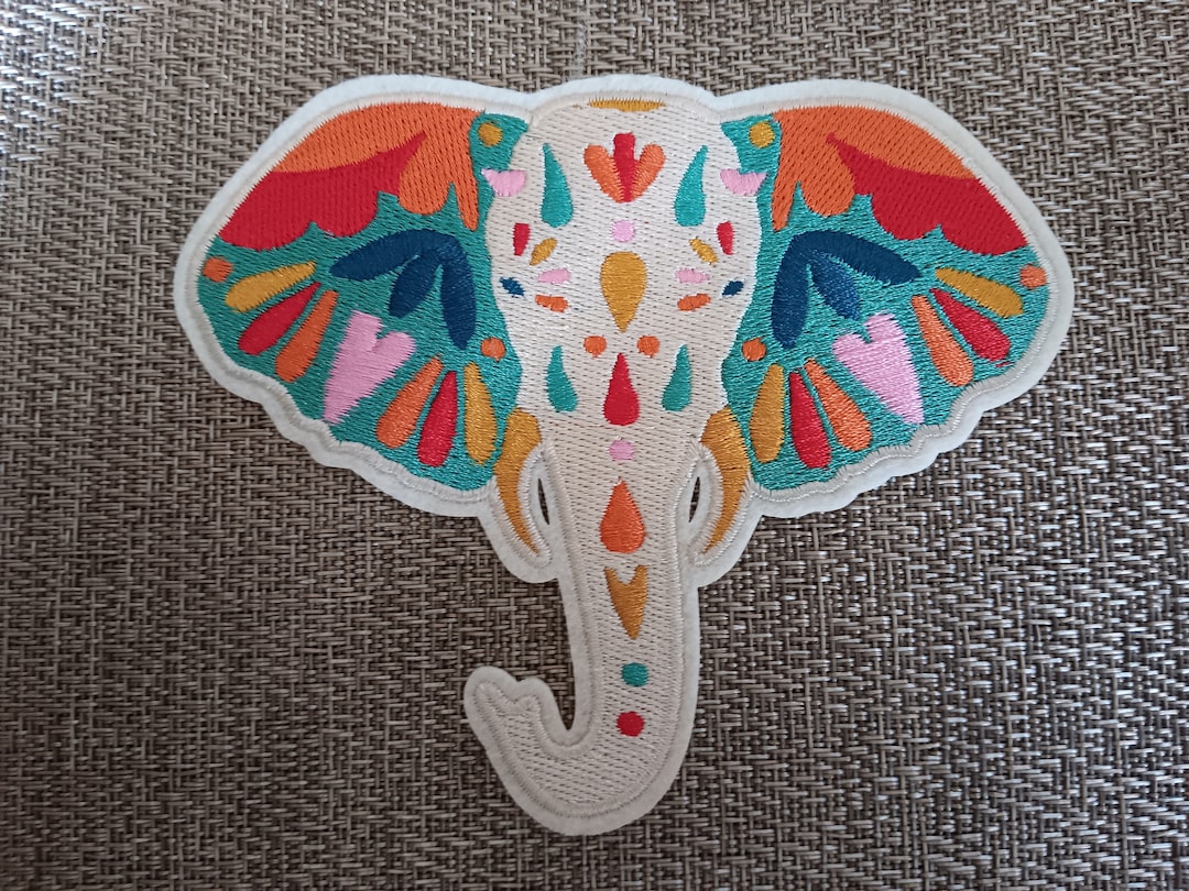 Vintage Elephant Patch Iron On - Etsy