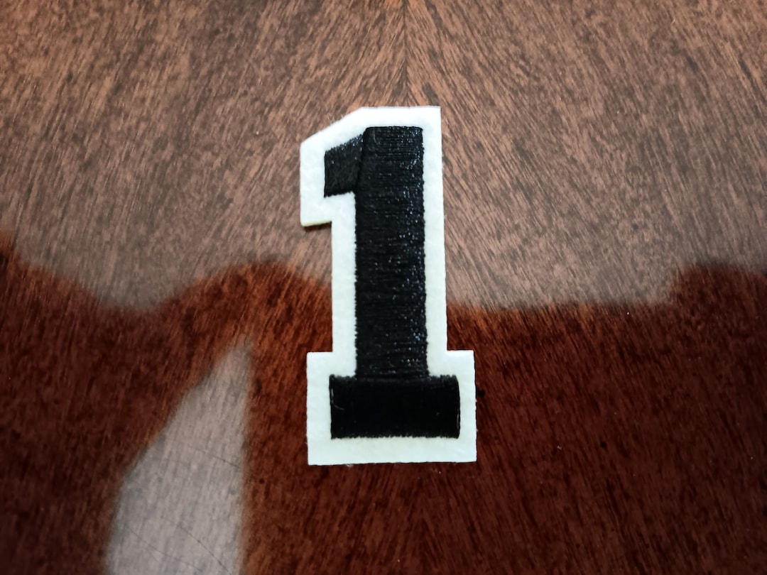 Vintage Number 1 Patch Iron On - Etsy