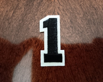 Vintage Number 2 Patch Iron on Stick On - Etsy