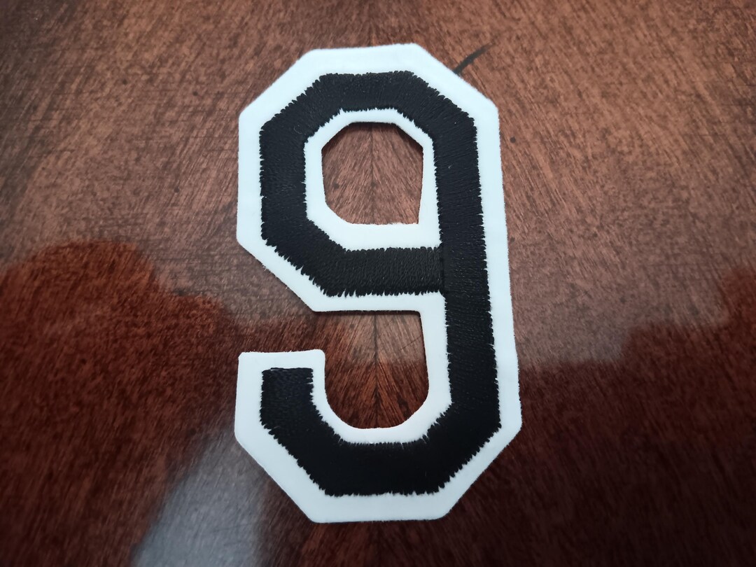 Vintage Number 9 Patch Iron on Stick On - Etsy