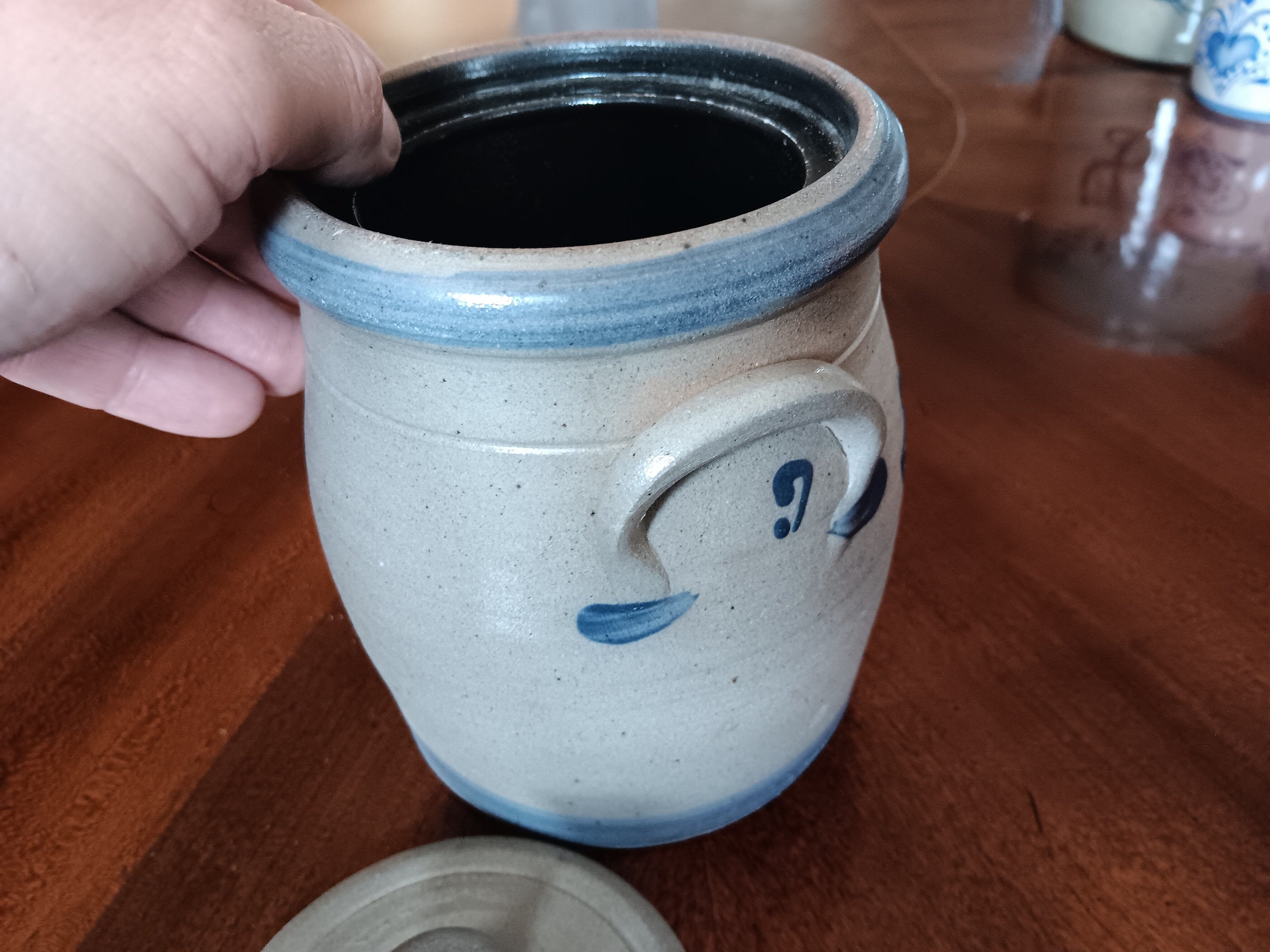Vintage Rowe Pottery Works Canister Running Pig Motif 1993 - Etsy