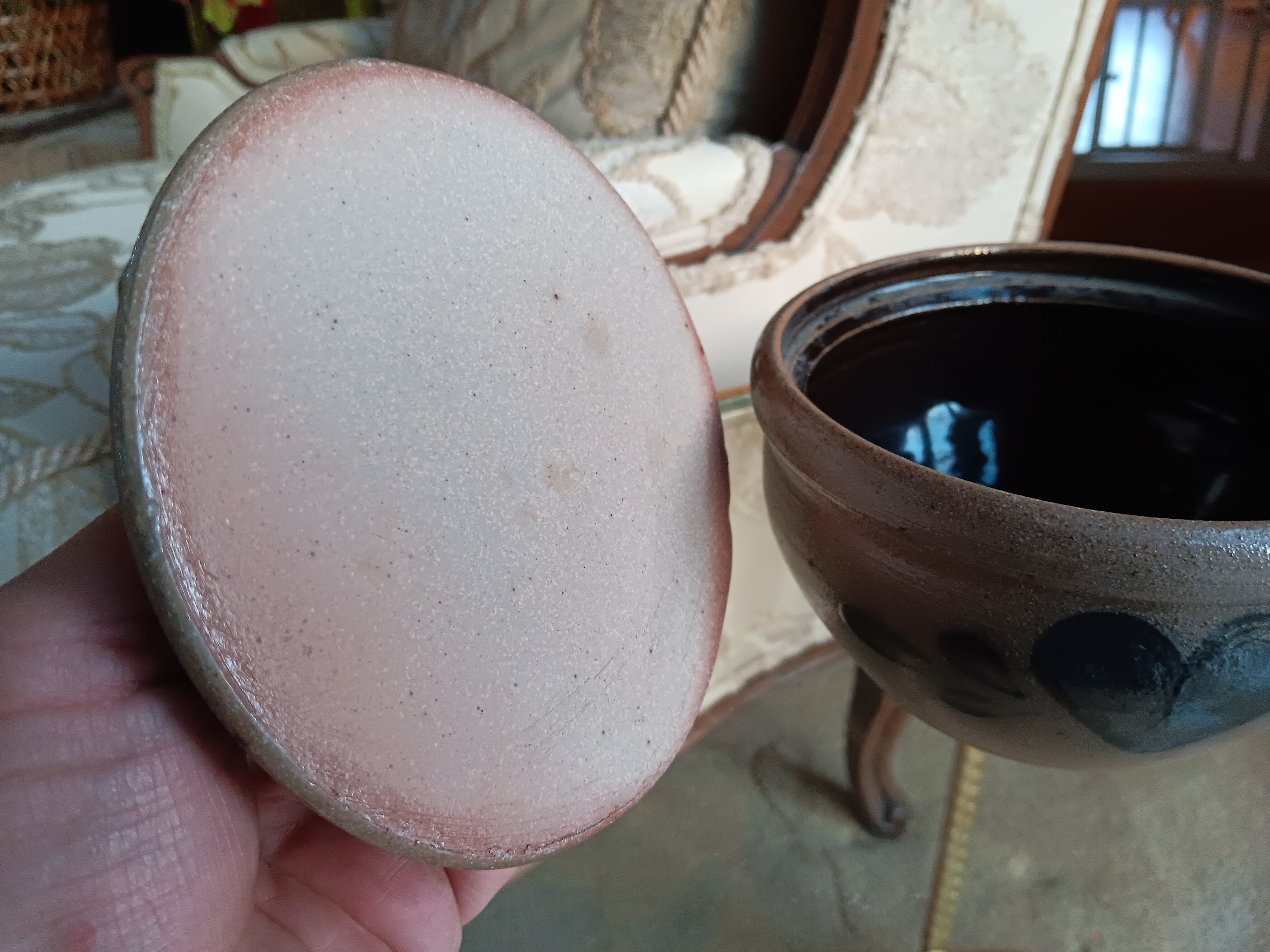 Vintage Small Rowe Pottery Works Covered Crock Heart Motif 1989 - Etsy