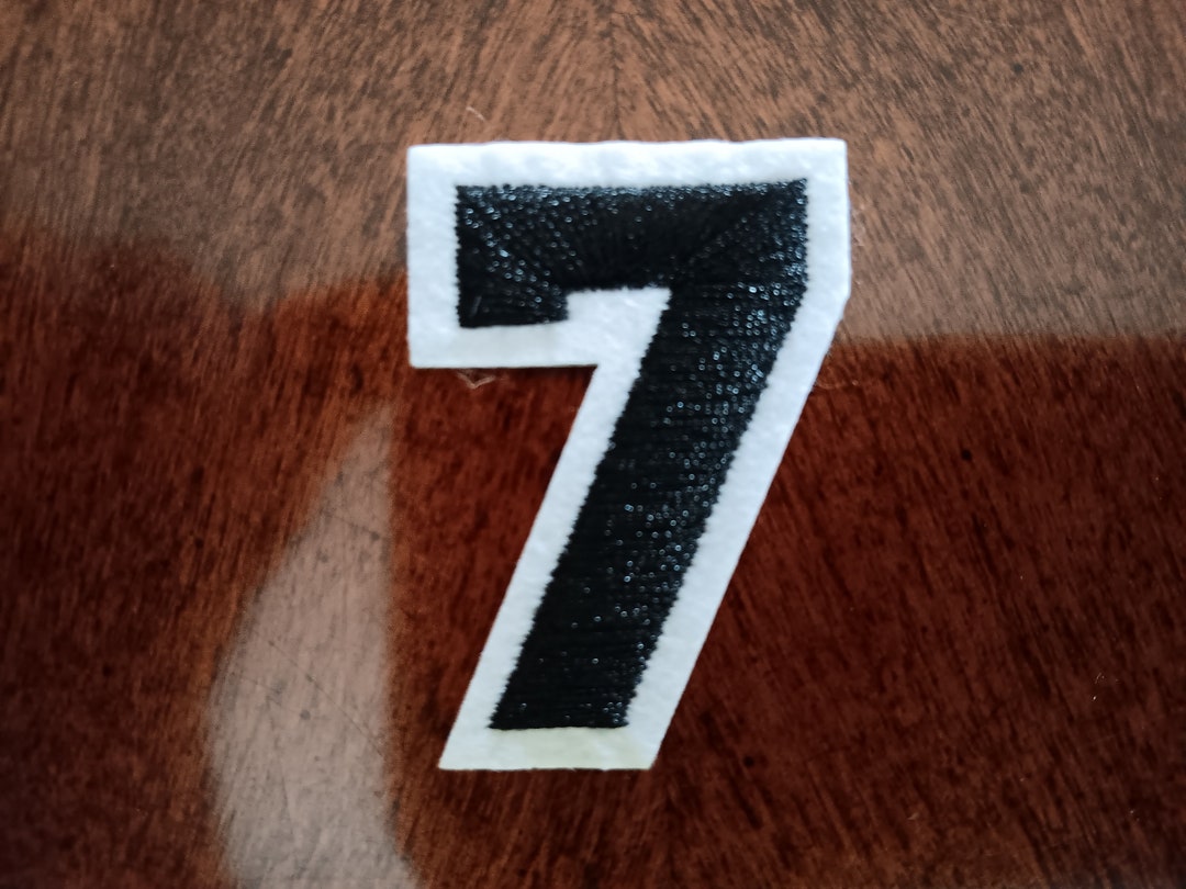 Vintage Number 7 Patch Iron On - Etsy