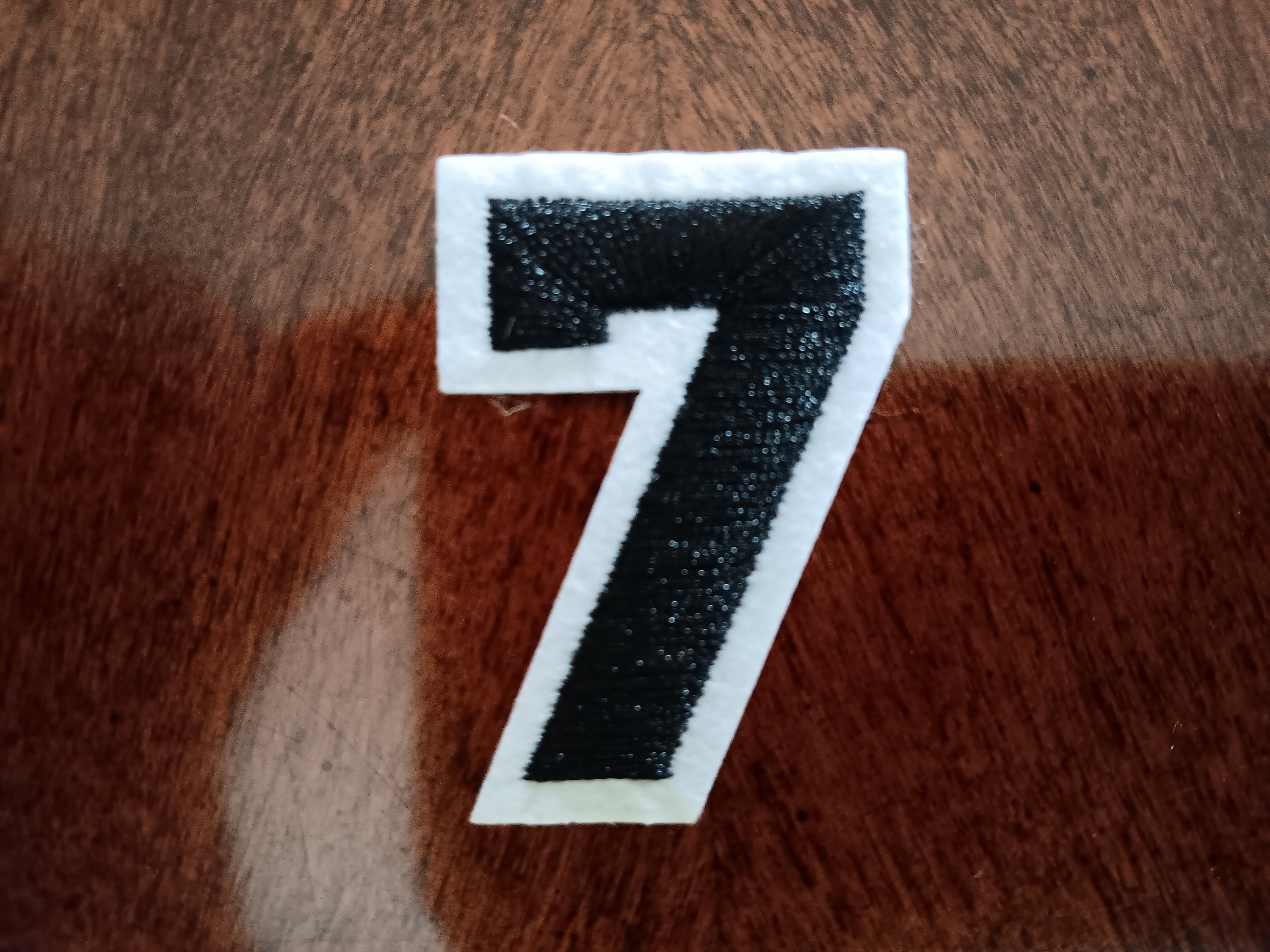 Vintage Number 7 Patch Iron On - Etsy