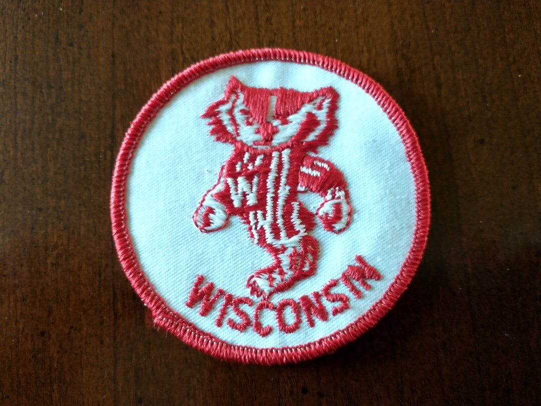 Vintage Bucky Badger Wisconsin Patch - Etsy