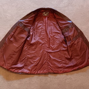 Vintage Sundance Men's Brown Leather Jacket Size 46 - Etsy