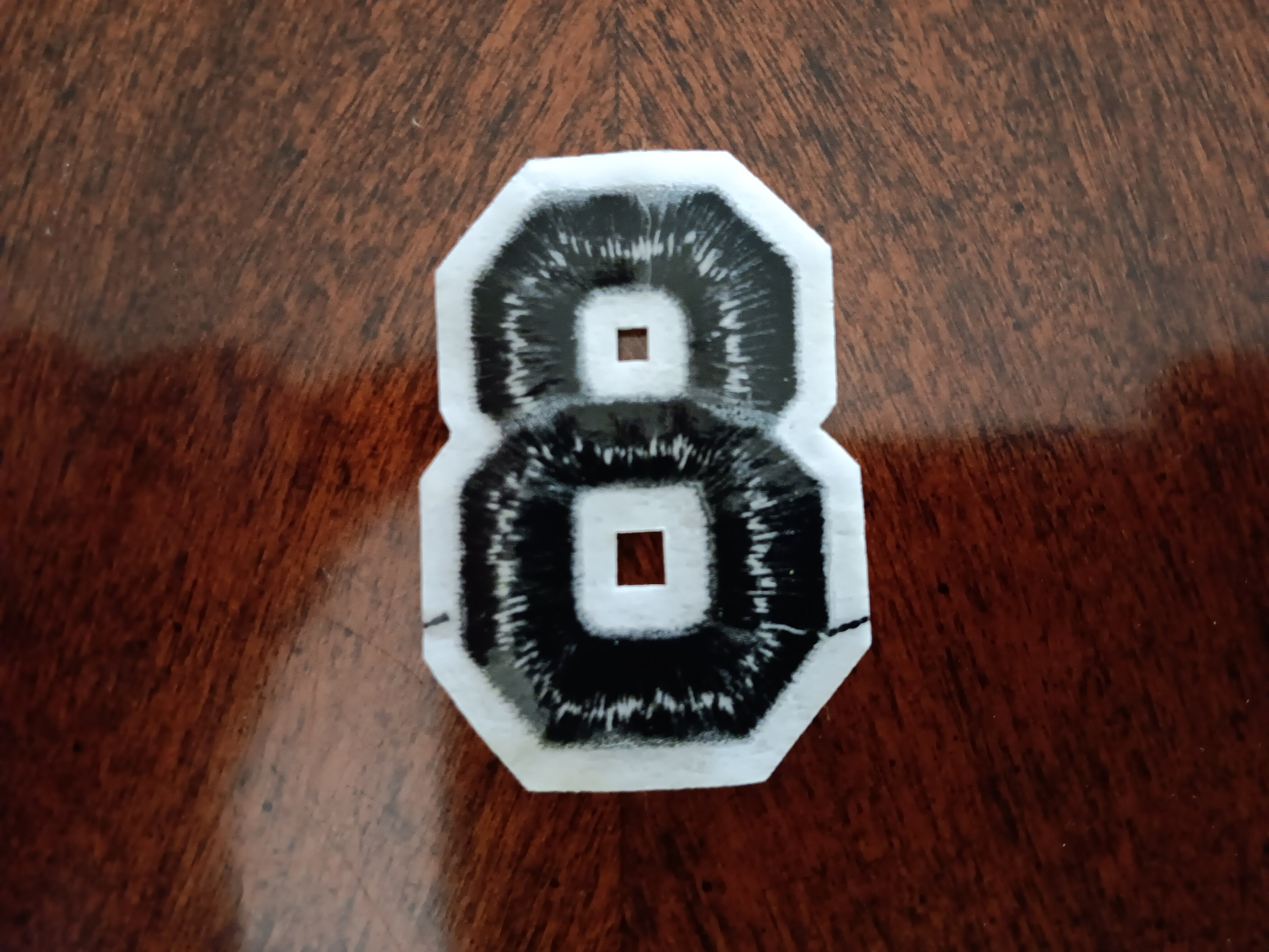 Vintage Number 8 Patch Iron On - Etsy