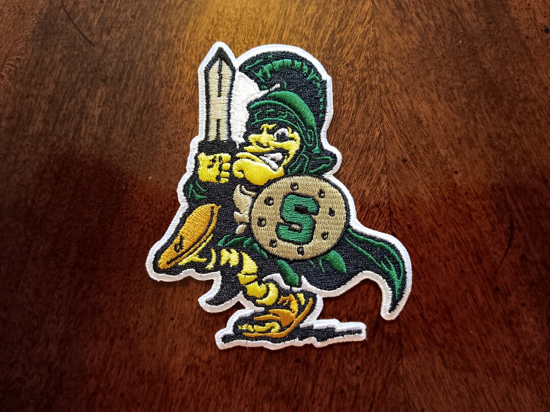 Vintage Michigan State Spartans Patch Iron On - Etsy