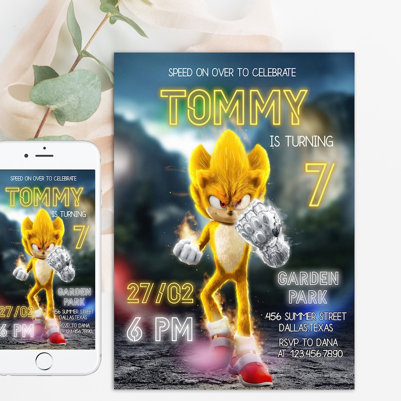 Phone Super Sonic - Etsy