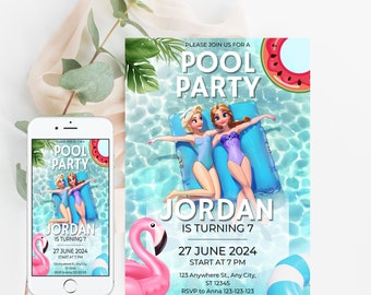 Frozen Pool Party - Etsy