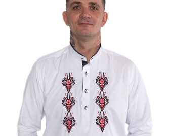 Poland Embroidered Men's Shirt - Etsy