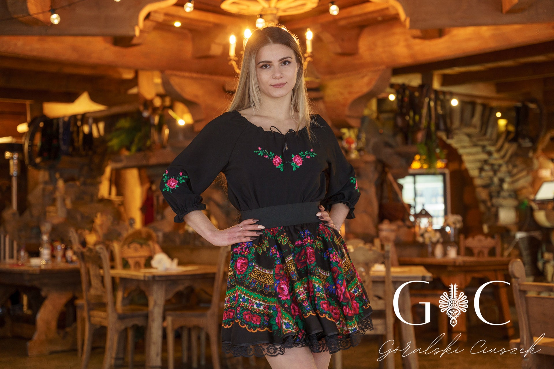Traditional Polish Folk Skirt Highlander cleo Tulle Skirt,skirt,flower ...