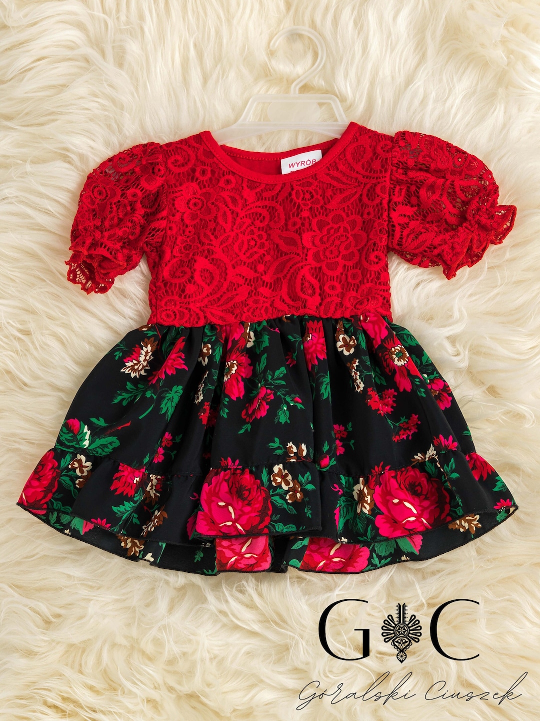 Traditional Folk Dress, Floral Dress for Kids, Embroidered Dress for ...