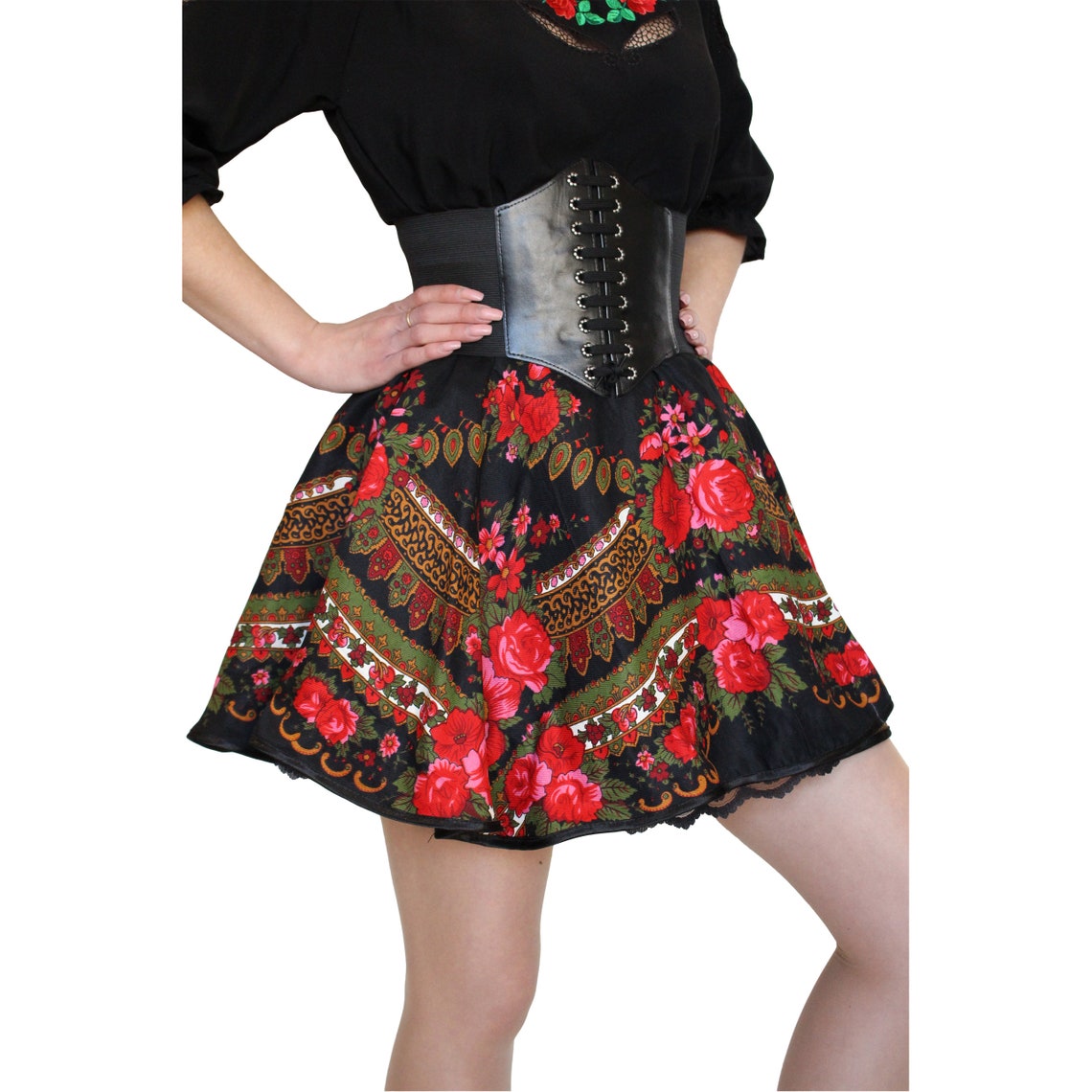 Traditional Polish Folk Skirt Highlander "cleo" Tulle Skirt,skirt ...