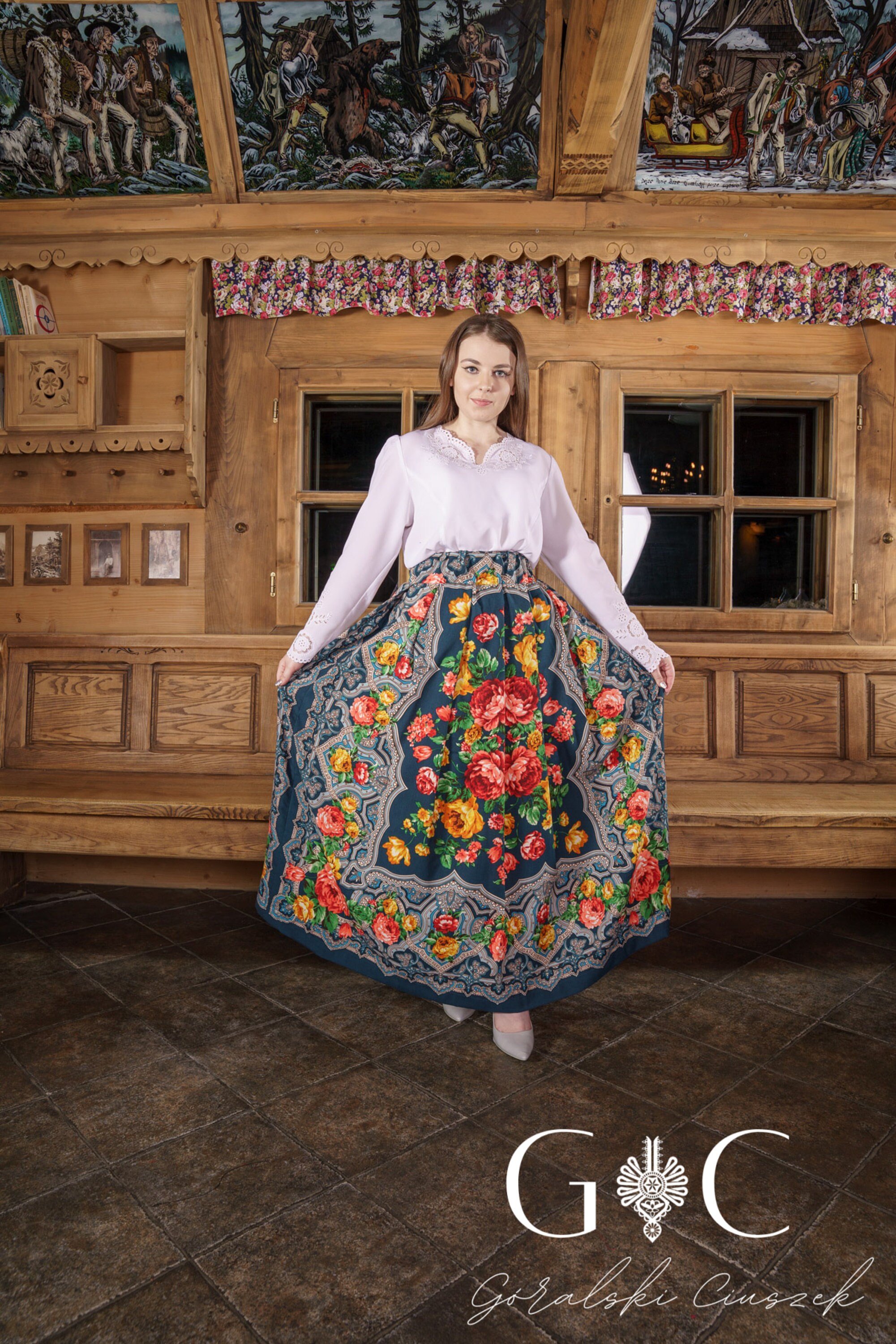 Polish Folk,wool Skirt,polish Skirt,highlander Skirt,flower Skirt,skirt ...