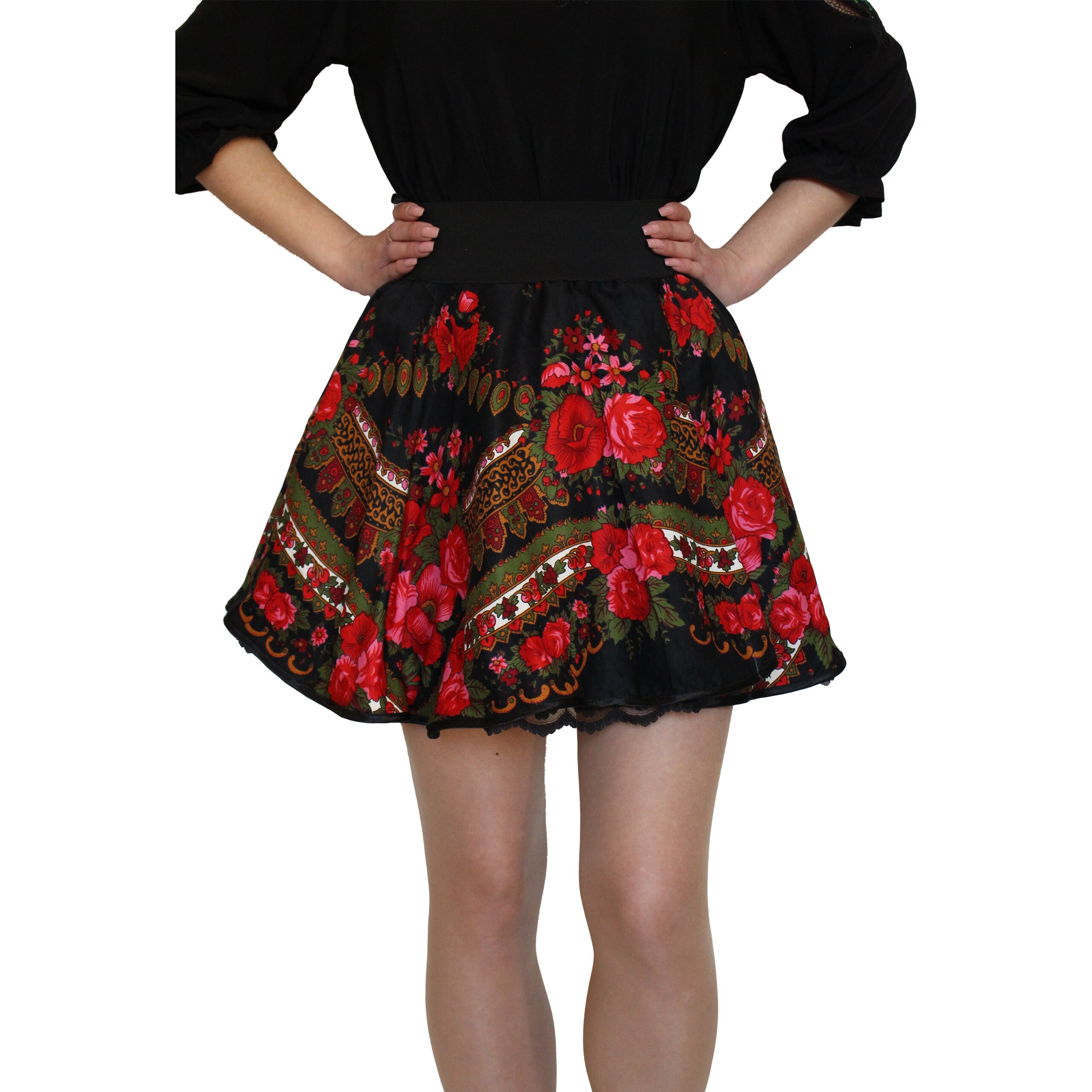 Traditional Polish Folk Skirt Highlander cleo Tulle Skirt,skirt,flower ...