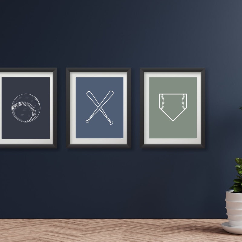 Baseball Wall Art - Etsy