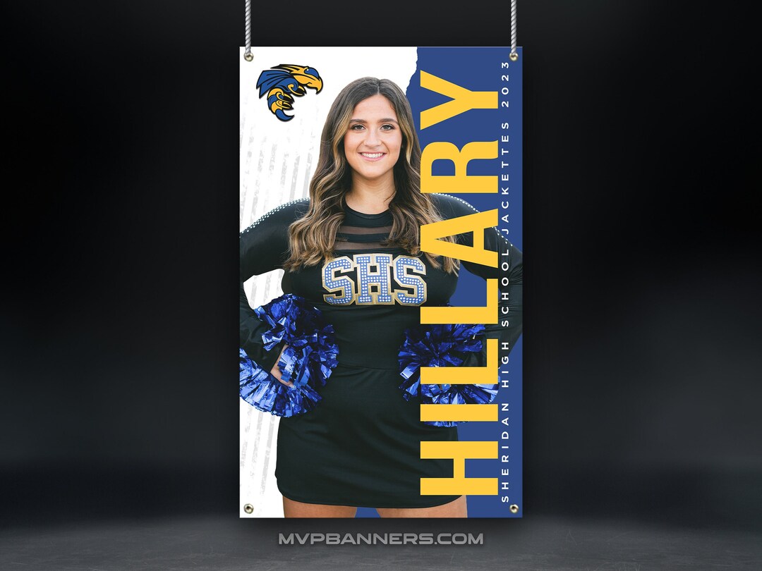 Custom Printed Sports Banner | Yard Sign | Photo Print | Senior Night ...