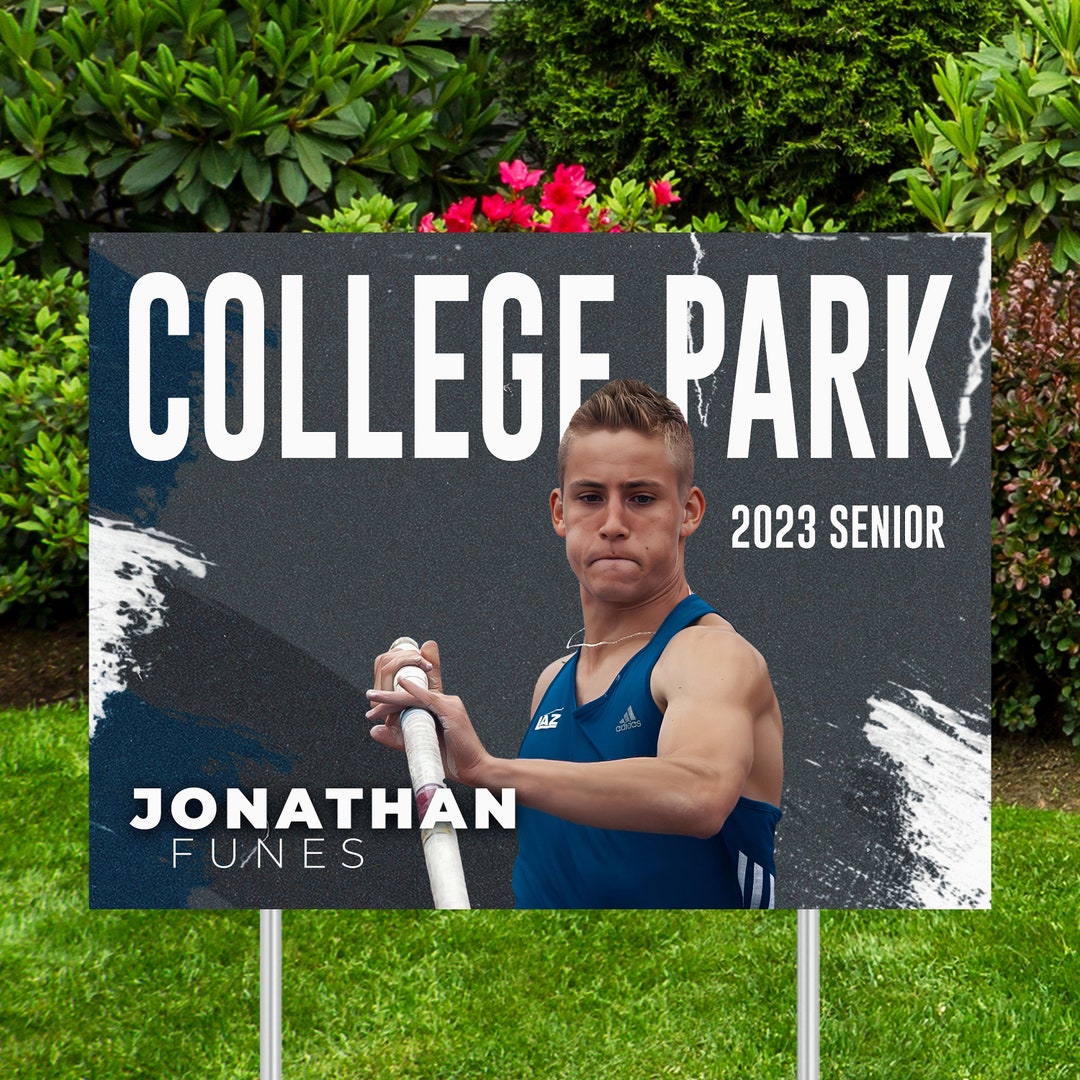 Printed Sports Yard Sign | Personalized Team and Individual Banners ...