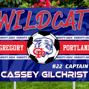 Printed Sports Yard Sign | Personalized Team and Individual Banners ...