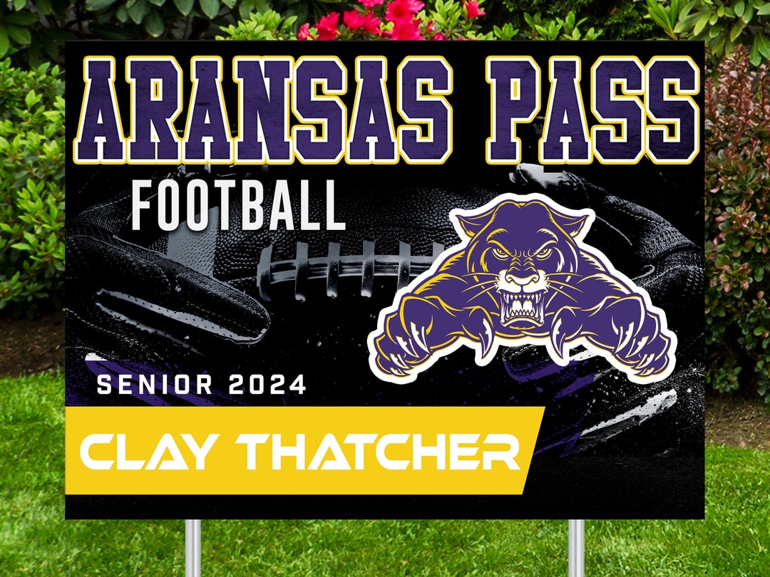 Printed Sports Yard Sign | Personalized Team and Individual Banners ...