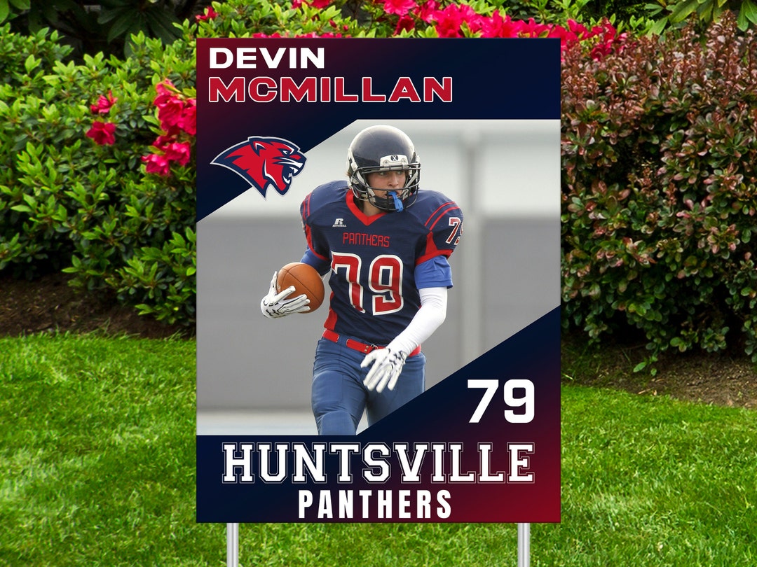 Printed Sports Yard Sign | Personalized Team and Individual Banners ...