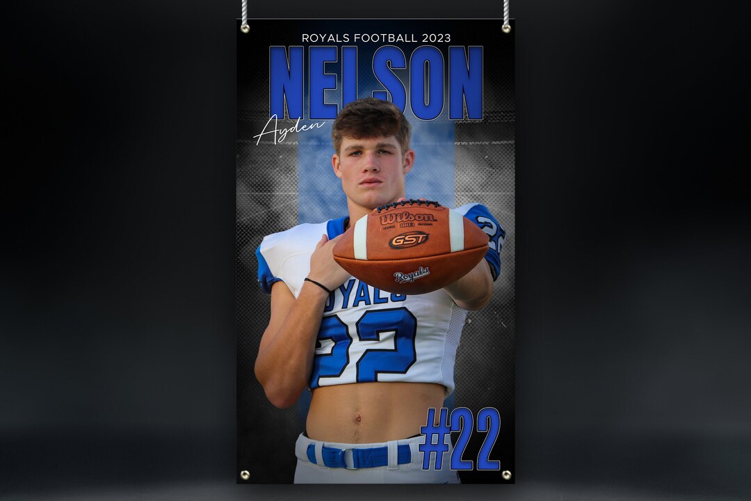 Printed Sports Banner Personalized Team and Individual Banners Senior ...