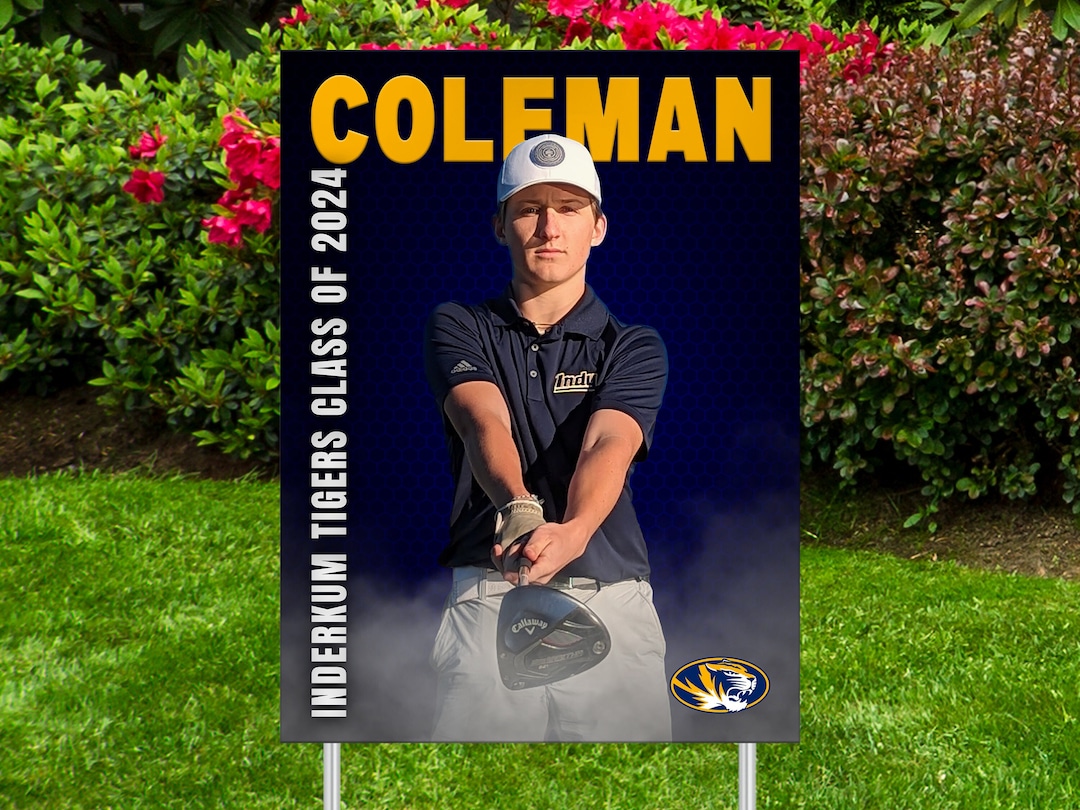 Printed Sports Yard Sign | Personalized Team and Individual Banners ...