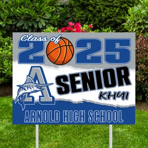 Printed Sports Yard Sign | Personalized Team and Individual Banners ...