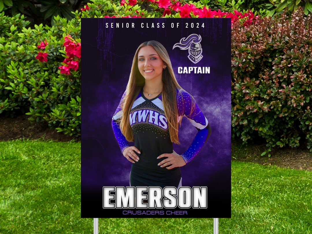 Printed Sports Yard Sign | Personalized Team and Individual Banners ...