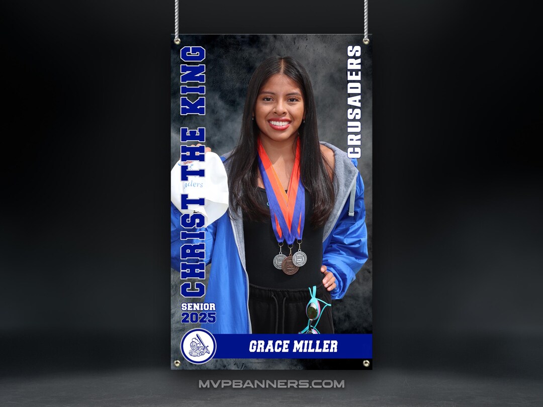 Custom Printed Sports Banner Yard Sign Photo Print Metal Print Senior ...