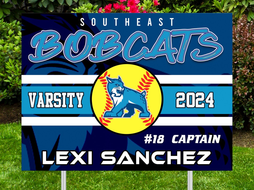 Printed Sports Yard Sign | Personalized Team and Individual Banners ...