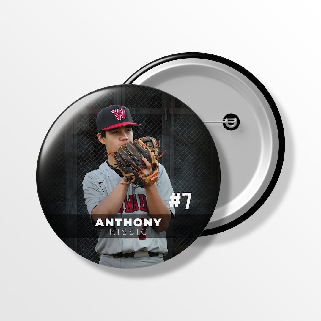 Sports Team Spirit Buttons | Personalized Button | Senior Night | High ...