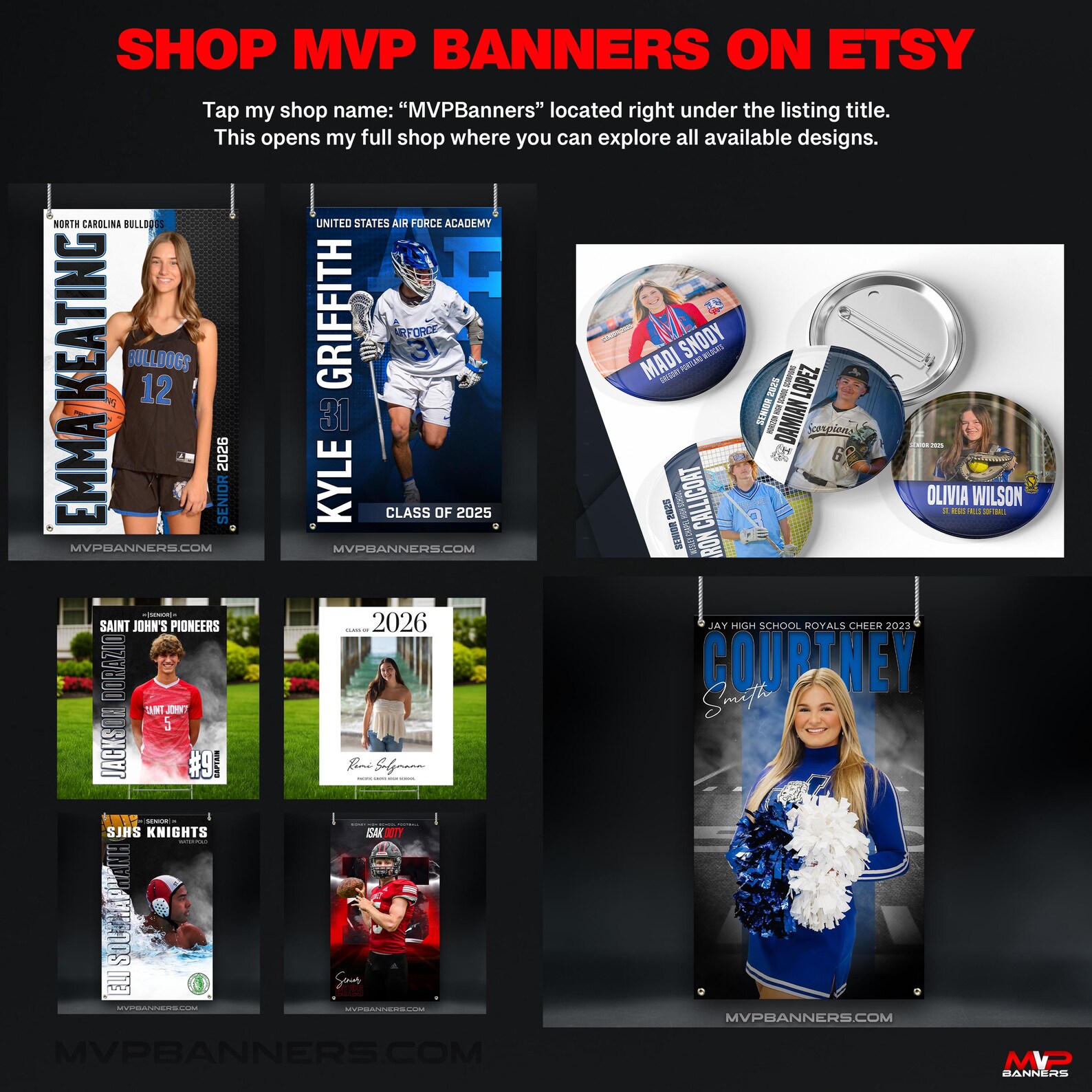 Custom Printed Sports Banner | Yard Sign | Photo Print | Metal Print ...
