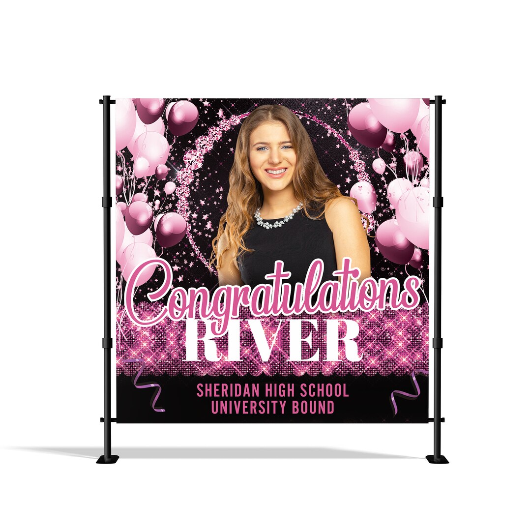 Custom 6x8 FEET Photography Backdrop | Graduation | Media Step and ...