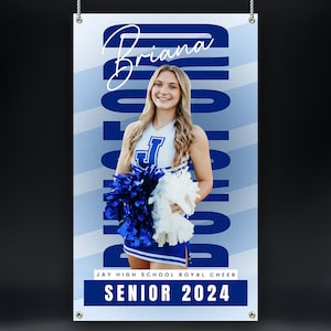 Printed Sports Banner Personalized Team and Individual Banners Senior ...