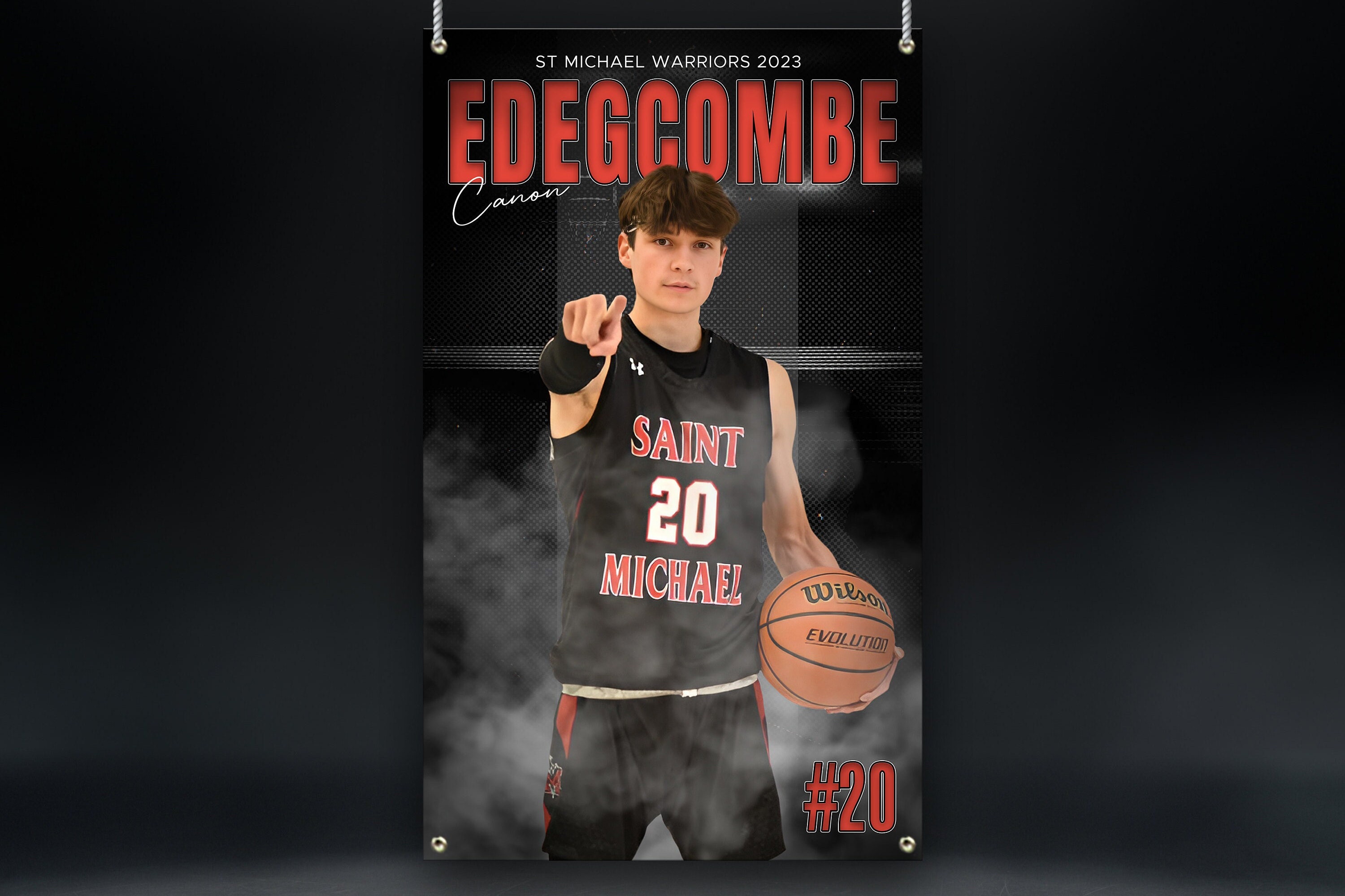 Printed Sports Banner Personalized Team and Individual Banners Senior ...