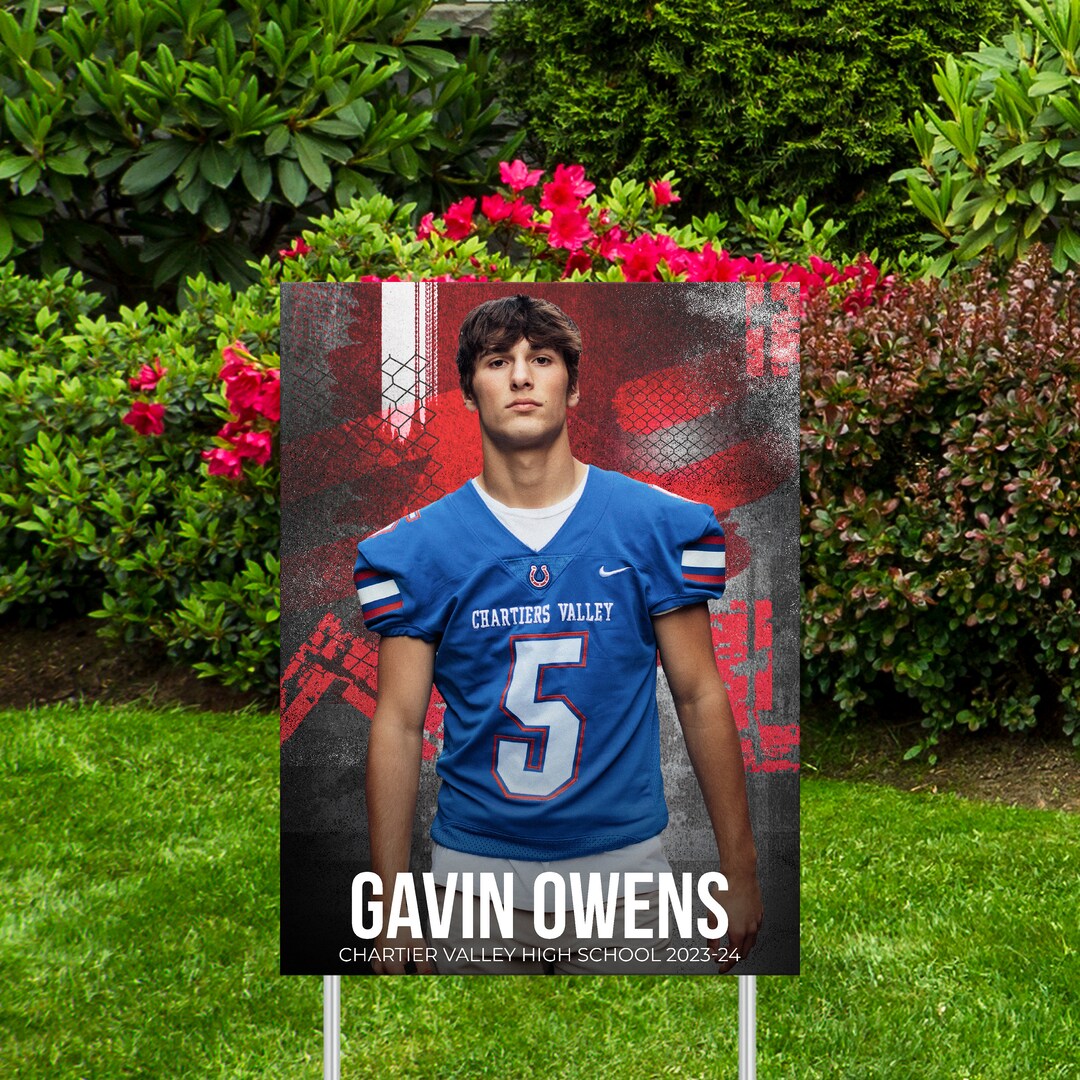 Printed Sports Yard Sign | Personalized Team and Individual Banners ...
