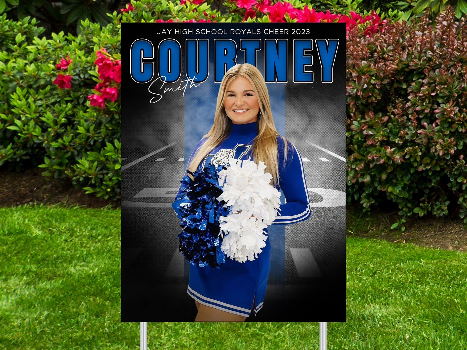 Printed Sports Yard Sign Personalized Team and Individual Banners ...