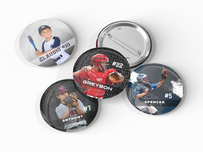 Sports Team Spirit Buttons Switch Baseball - Etsy