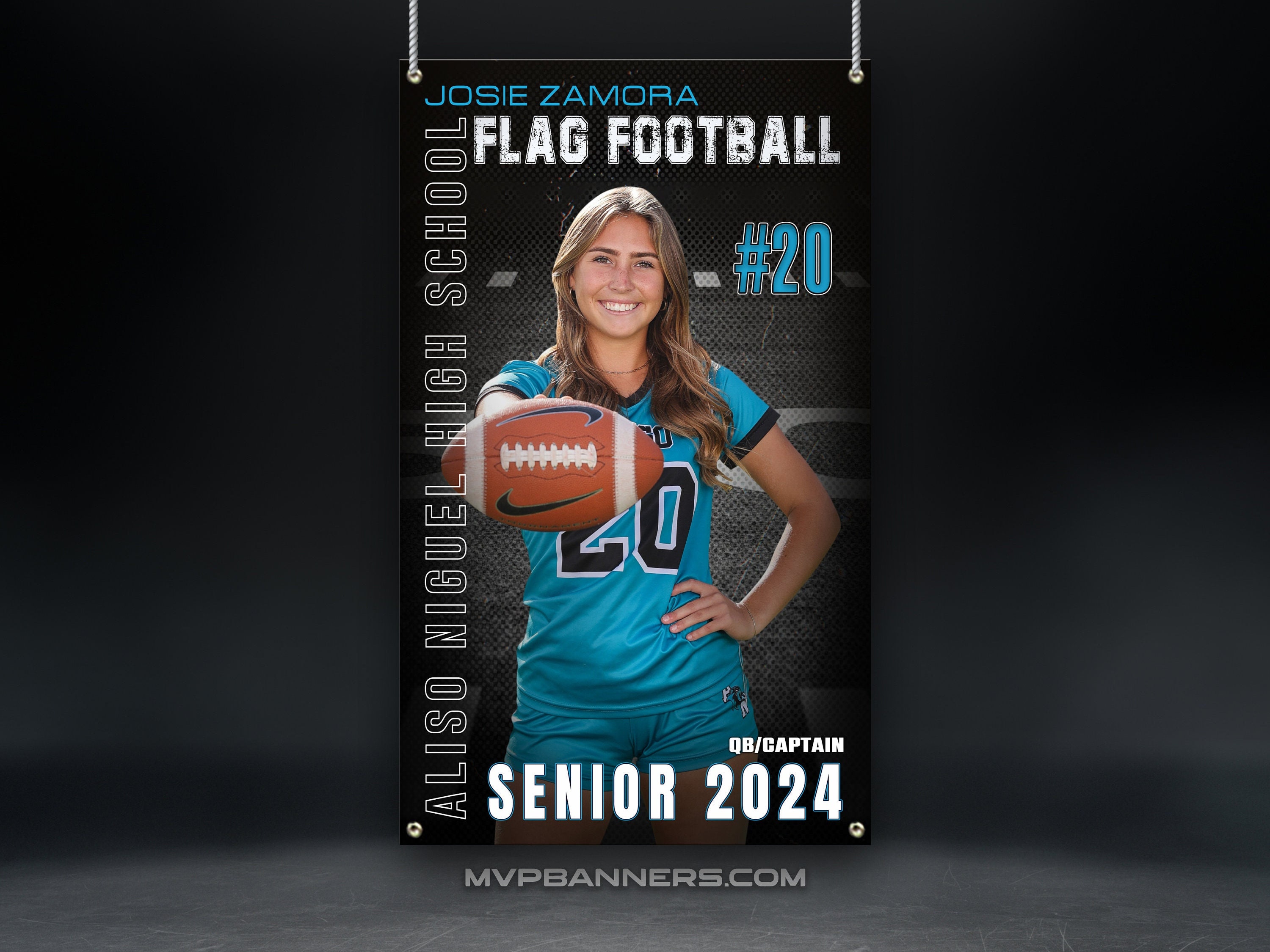 Printed Sports Banner Personalized Team and Individual Banners Senior ...