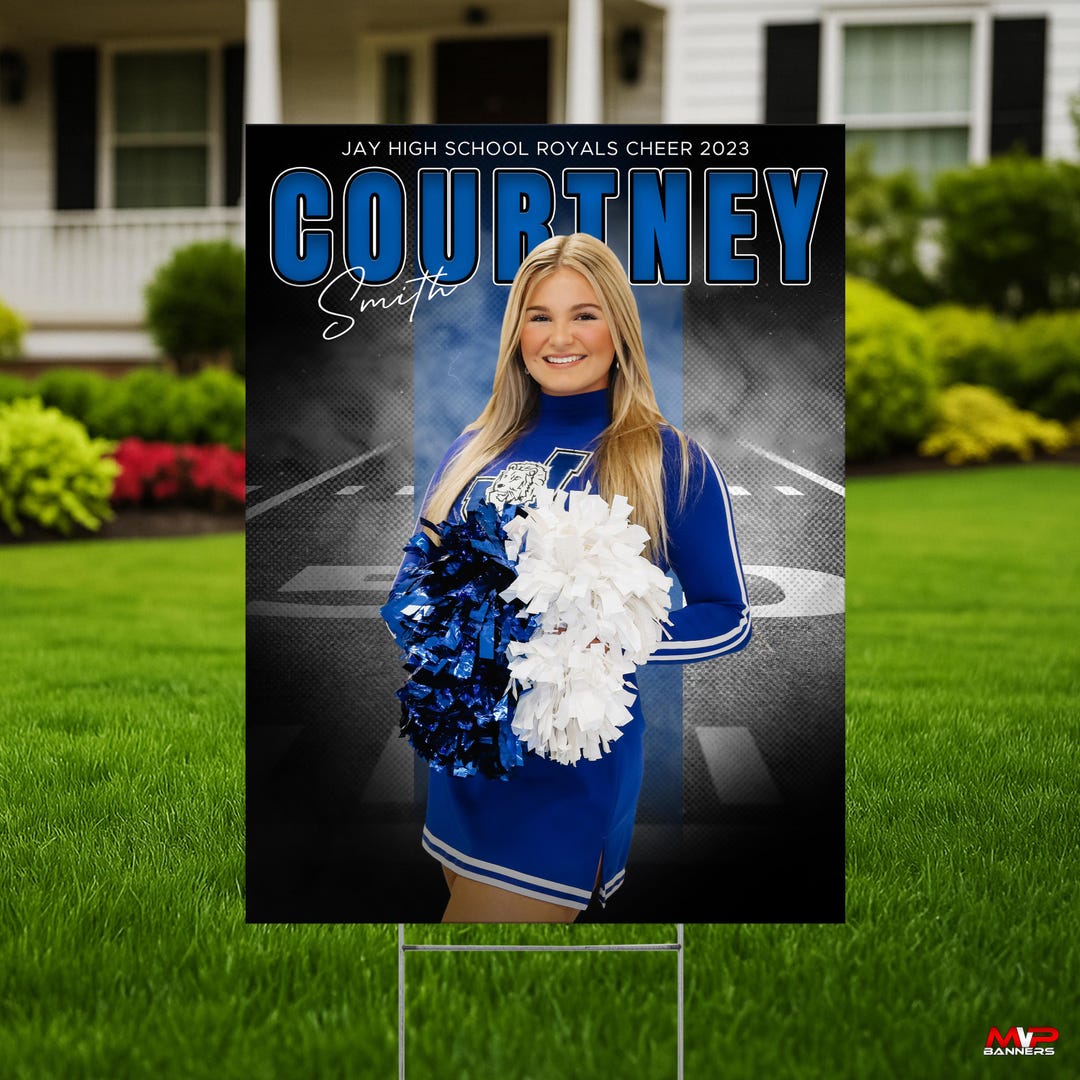 Printed Sports Yard Sign | Personalized Team and Individual Banners ...