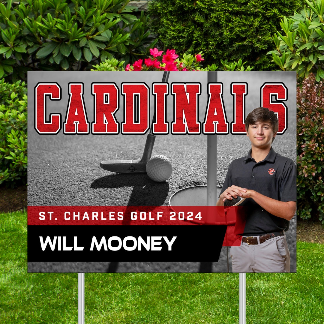 Printed Sports Yard Sign | Personalized Team and Individual Banners ...