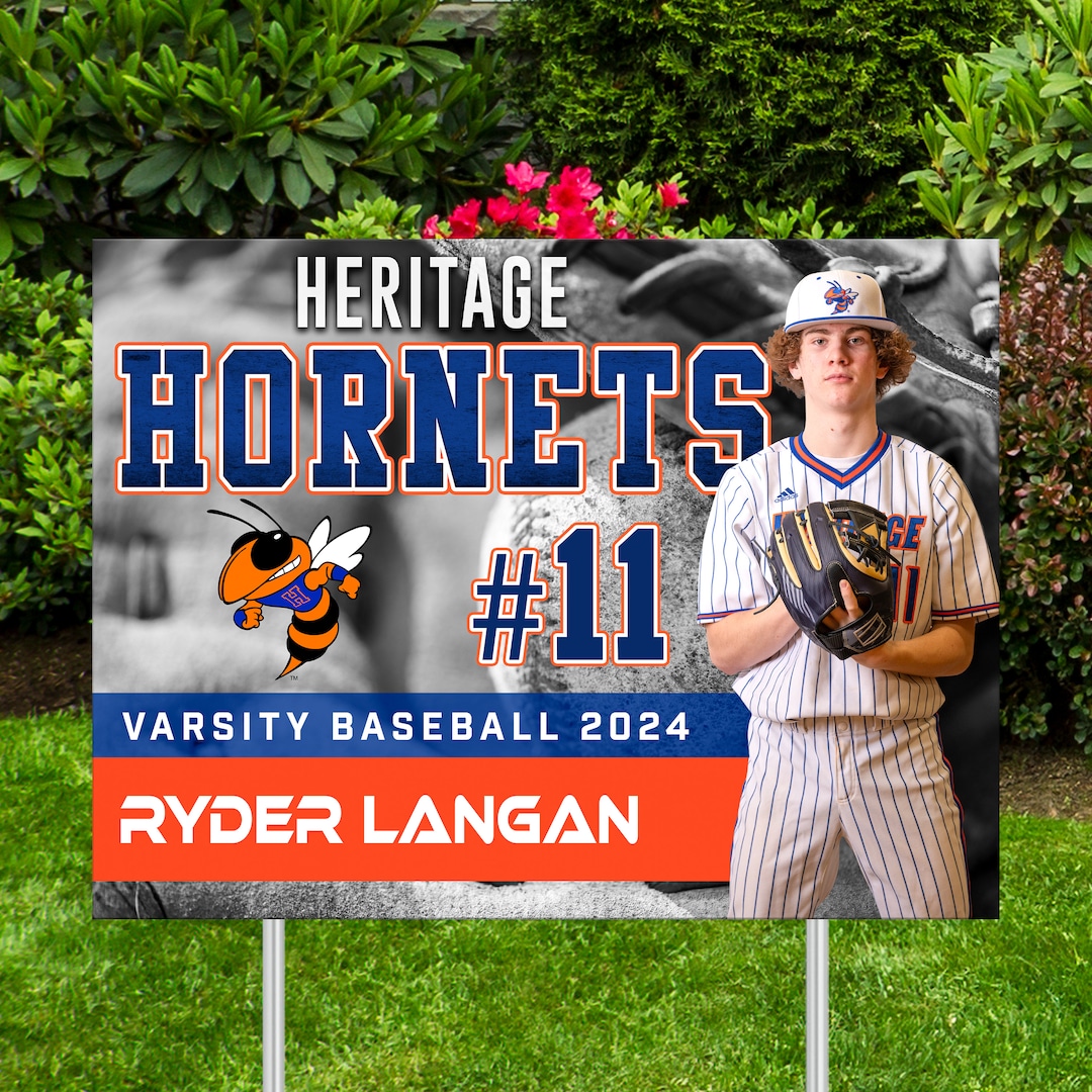 Printed Sports Yard Sign | Personalized Team and Individual Banners ...