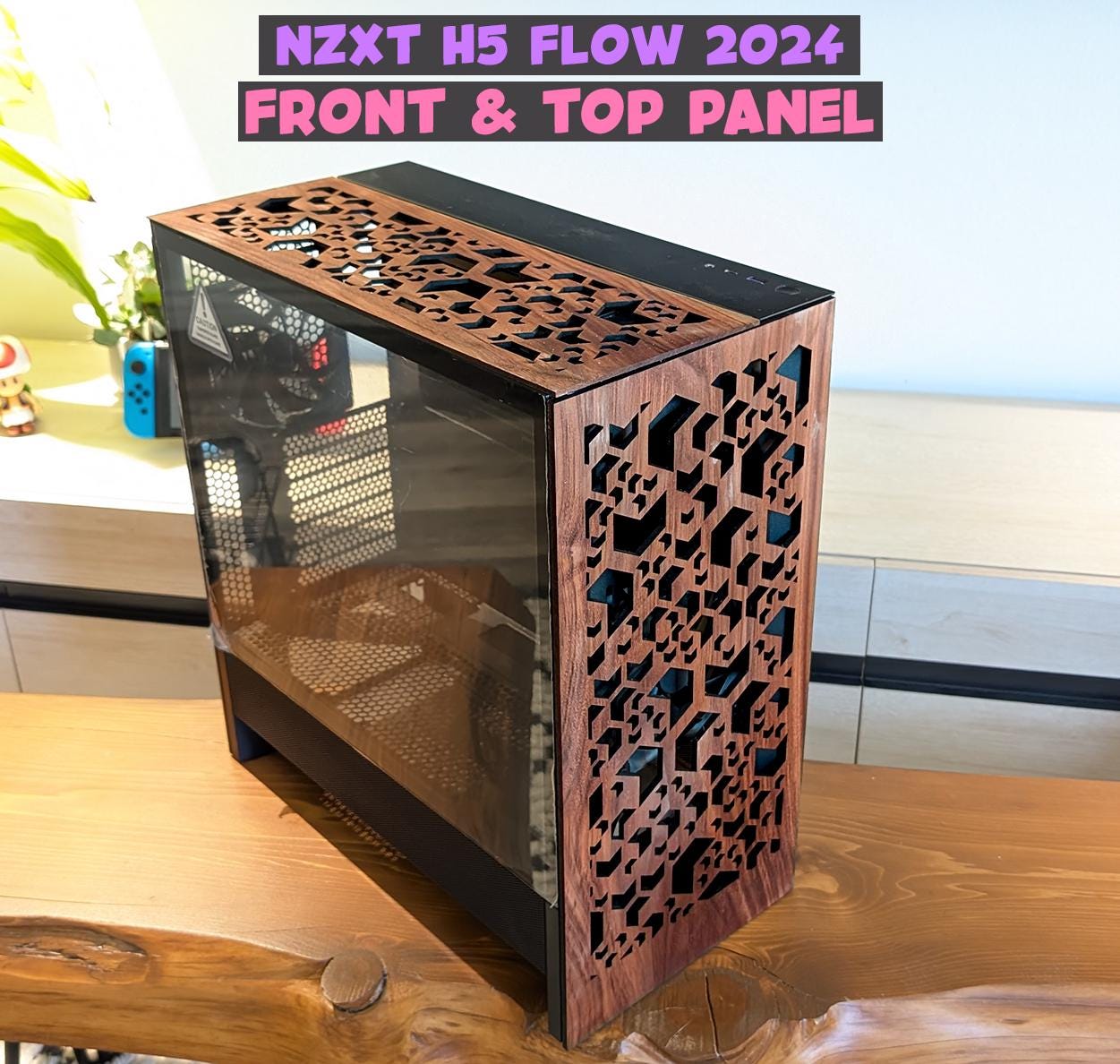 NZXT H5 Flow Front & Top Vented Custom Panels - Etsy