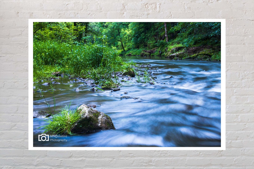 Wall Hanging, Trout Stream Landscape Photos on Print or Canvas ...